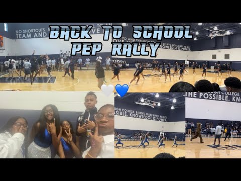 BACK TO SCHOOL PEP RALLY 🤍💙🐆 - YouTube