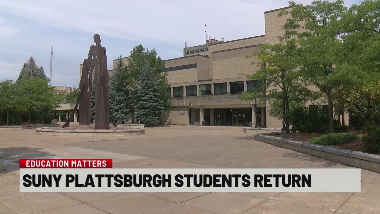 SUNY Plattsburgh welcomes back students - YouTube