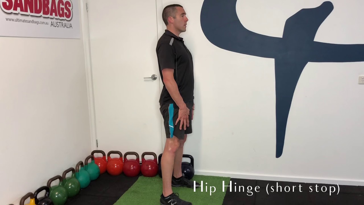 Hip Hinge (short stop) - YouTube