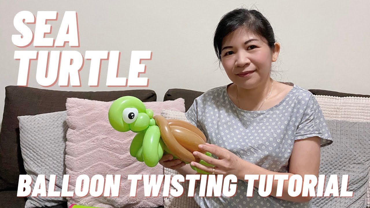 Sea Turtle Balloon Twisting Tutorial | Balloon Twisting - YouTube