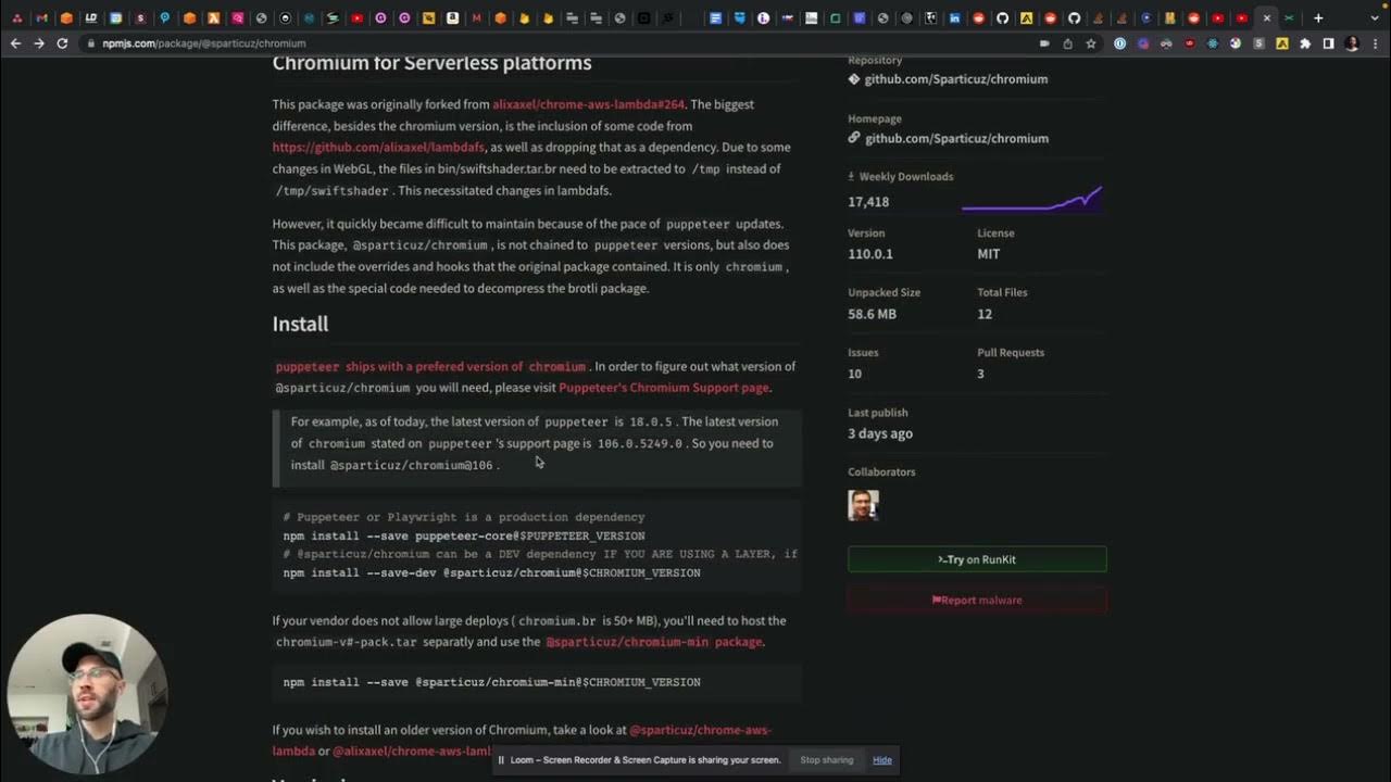 How to get puppeteer working on aws lambda 02/2023 - YouTube