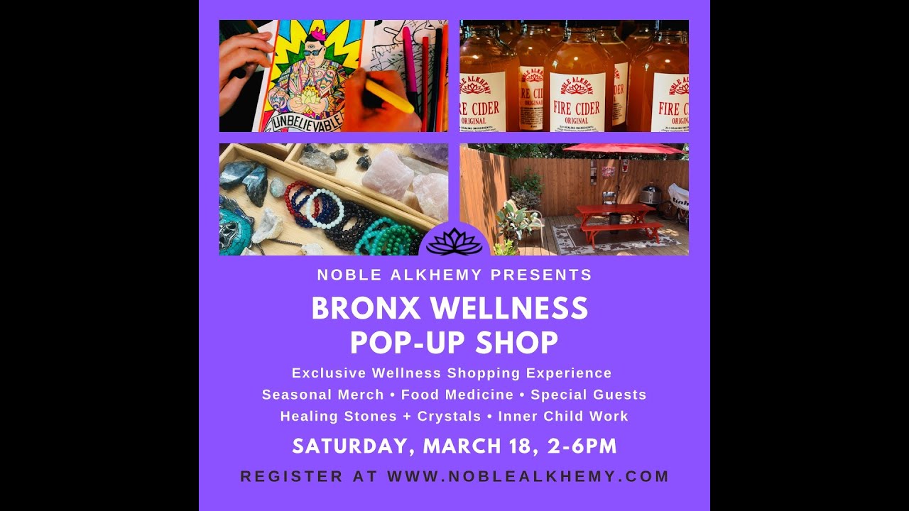 The Bronx Wellness Pop-up Shop - YouTube
