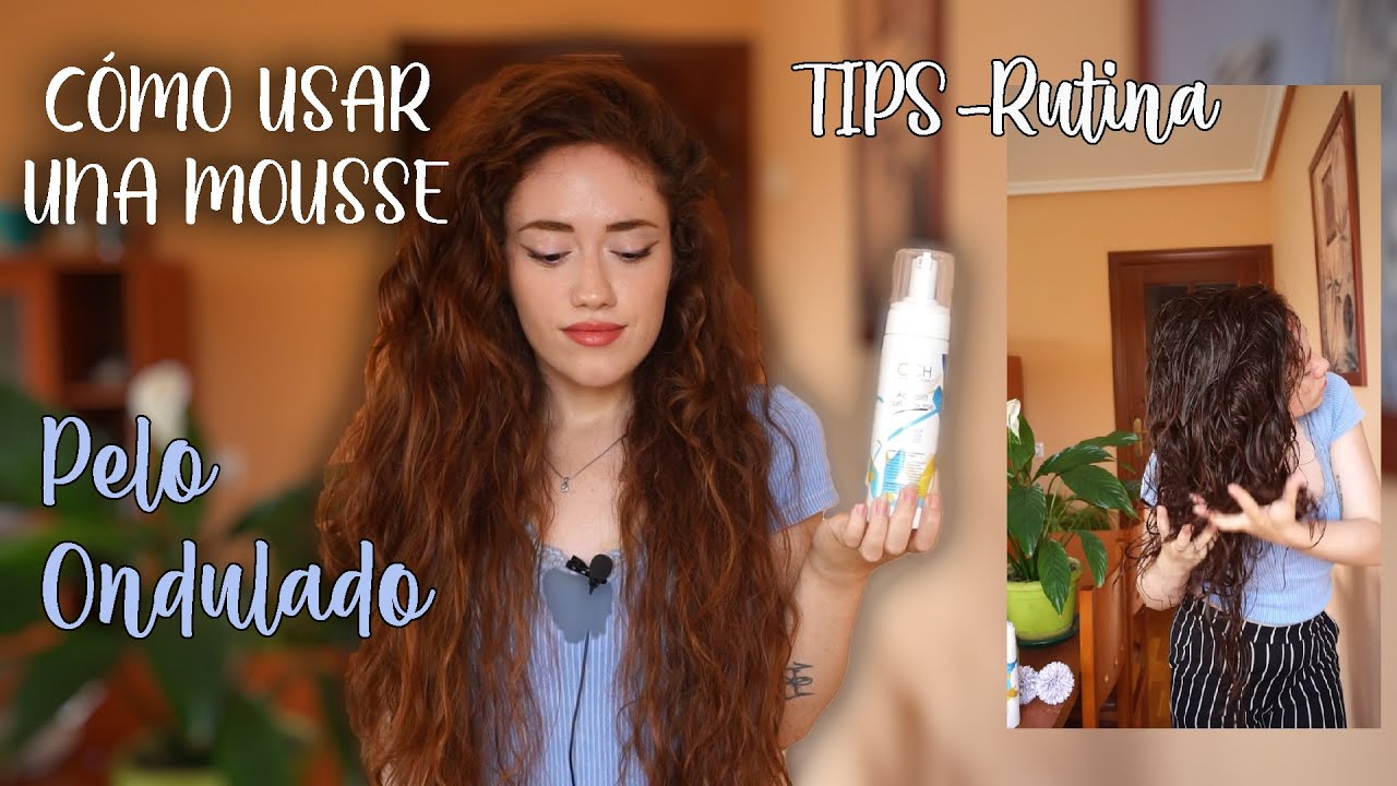 Guía: CÓMO DEFINIR con MOUSSE | Pelo Ondulado y Rizado | Fácil y Rápido ...