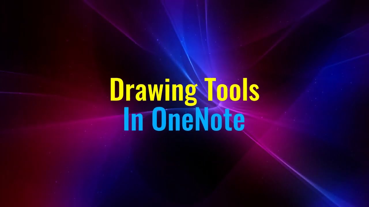 OneNote Online Drawing Tools - YouTube