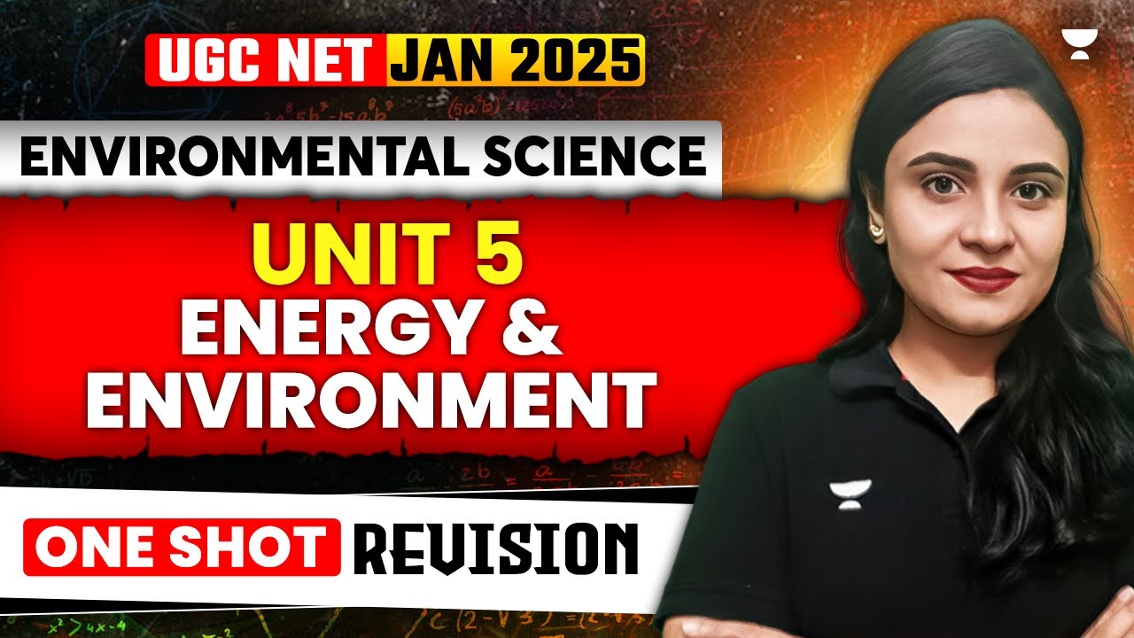 UGC NET Jan 2025 Environmental Science | Unit 5 Energy & Environment ...
