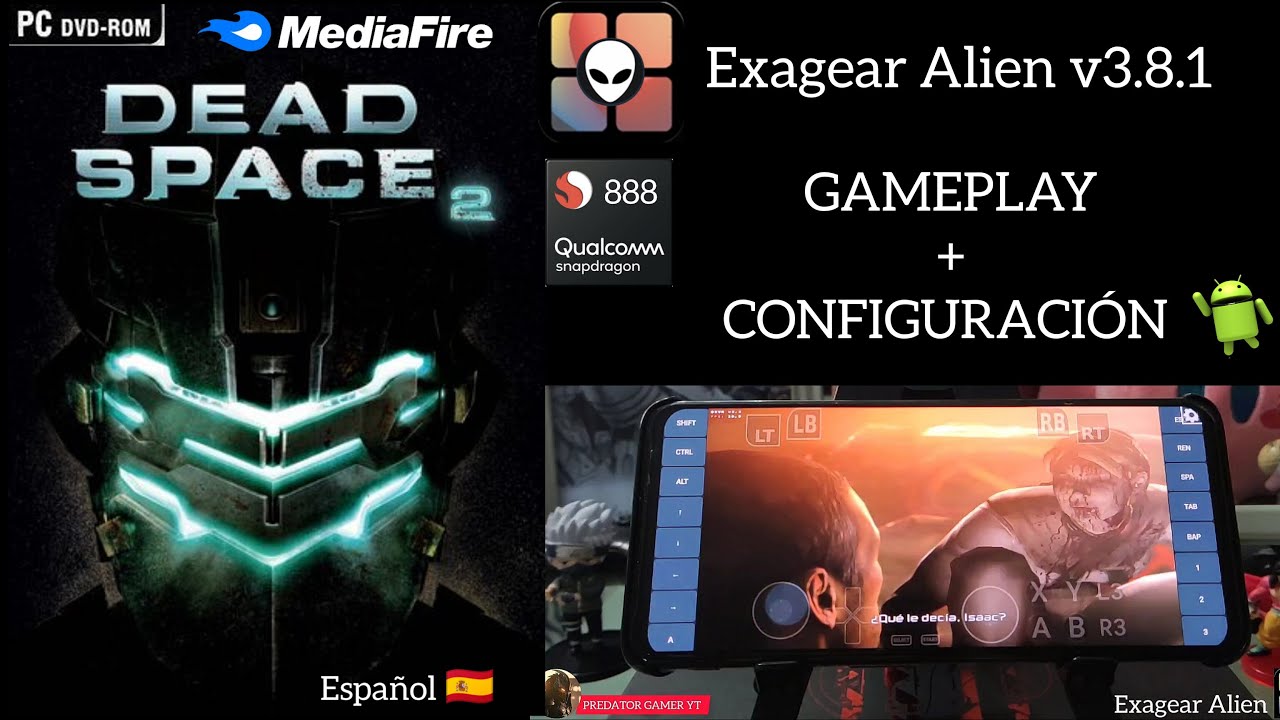 Emulator Exagear Alien 👽 v3.8.1 Dead Space 2 Español 🇪🇦 configuración ...