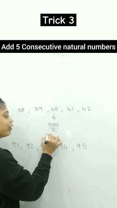 Trick 3 | Add Consecutive natural numbers #shortsfeed - YouTube