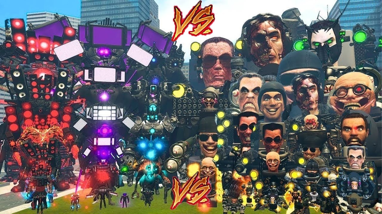 SKIBIDI TOILET 100 BOSSES vs MECHA TITAN CAMERAMAN, ULTRA TV MAN ...