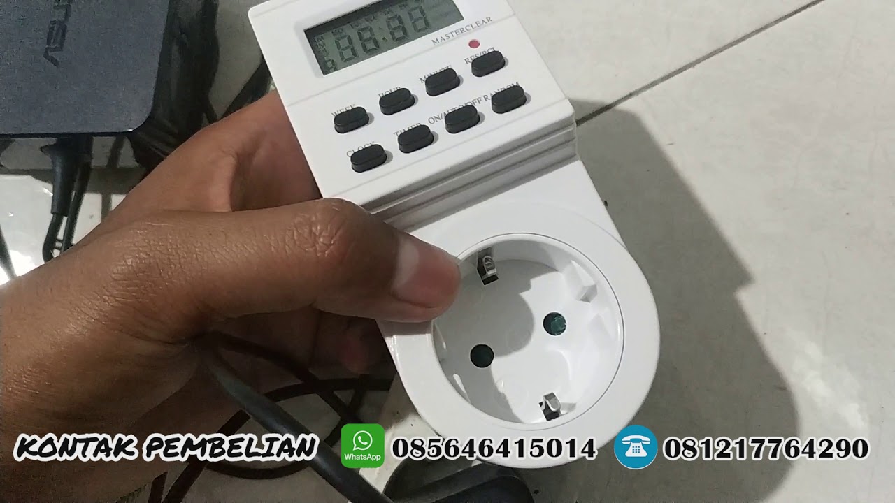 cara setting timmer heles alat pengatur waktu - YouTube