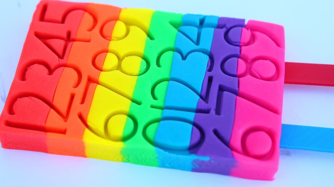 Super Ice Cream Popsicles Rainbow For Numbers Learner Kids Modelling ...