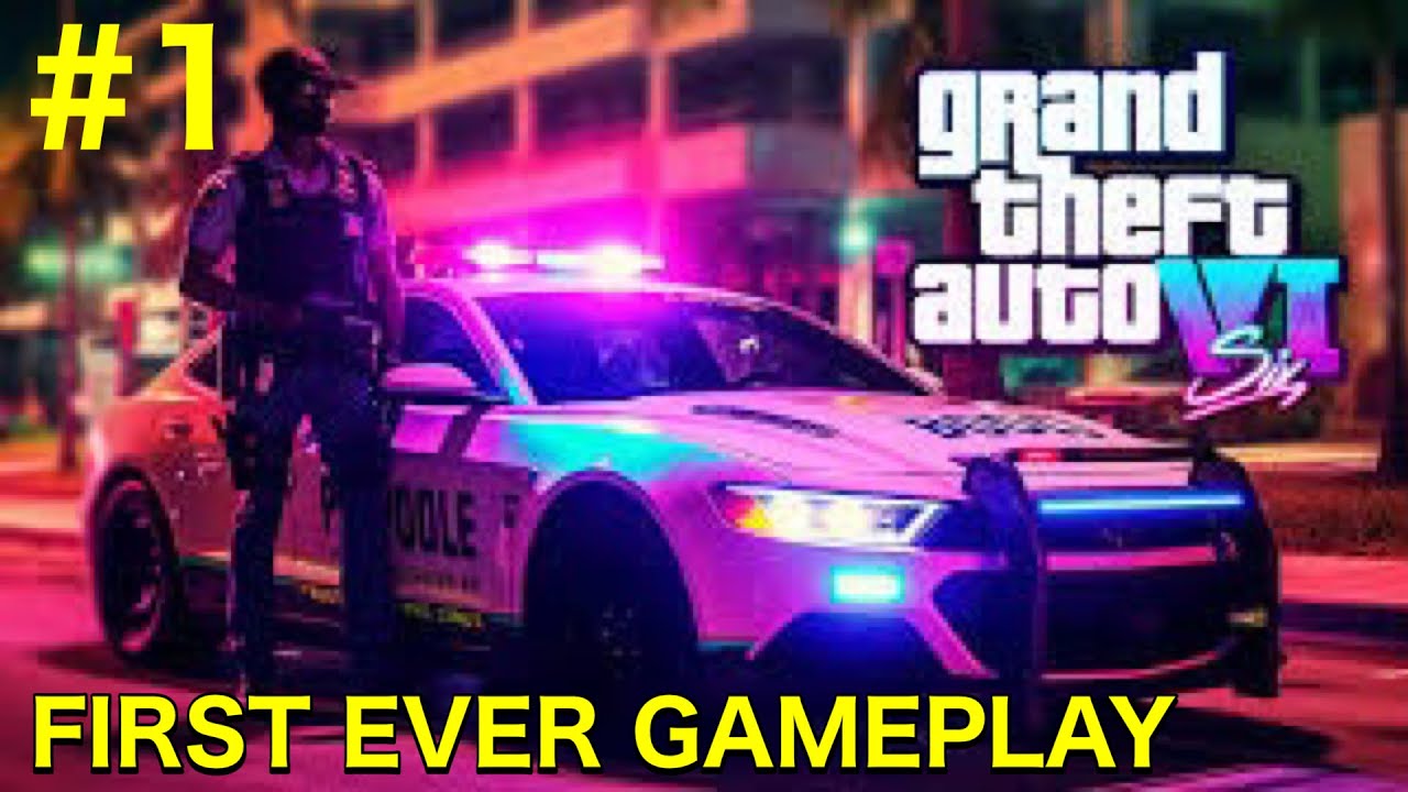 GTA 6 First ever leaked gameplay!!! GTA 6 biggest police chase ever ...