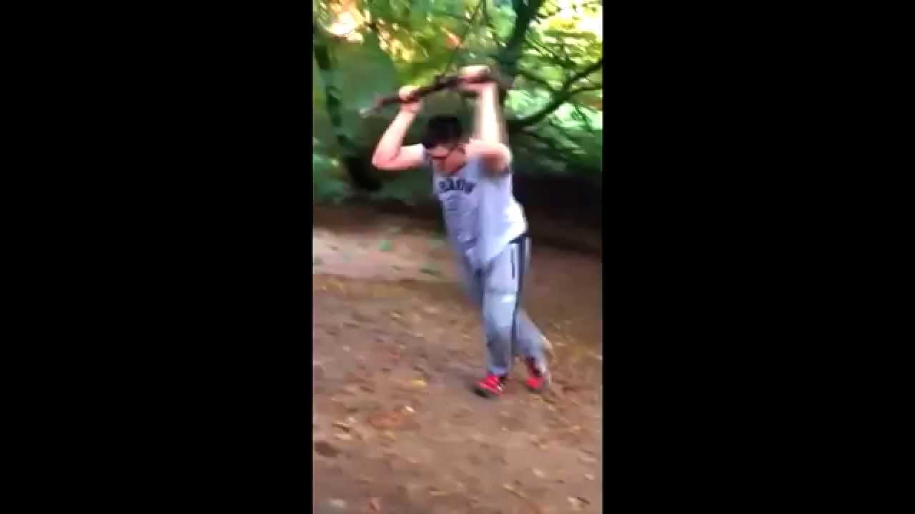 BOY FALLS OFF ROPE SWING (2015) - YouTube