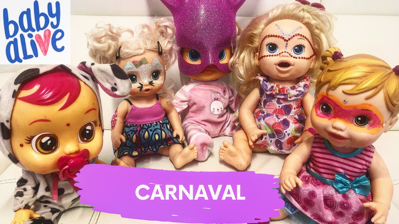 BABY ALIVE, CRY BABIES E BEBE WOW SE PREPARANDO PARA O CARNAVAL - BABY ...