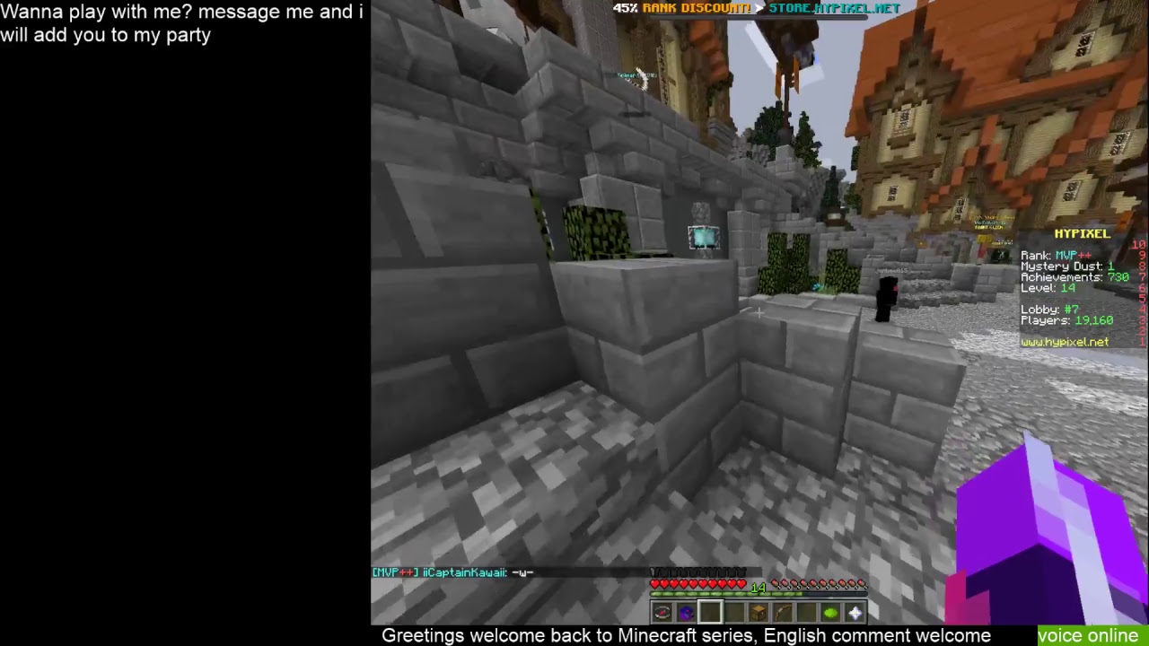 Minecraft Hypixel gameplay #30 (English/Cantonese) - YouTube