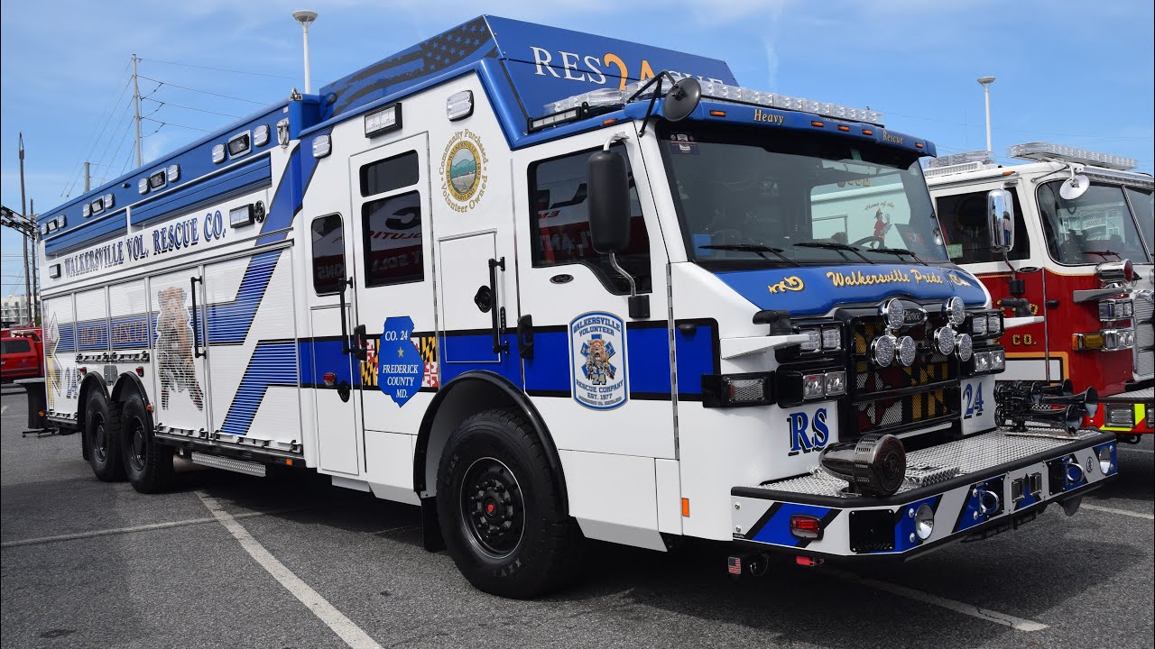 Walkaround of Walkersville Rescue Squad 24 2024 Pierce Velocity Heavy ...