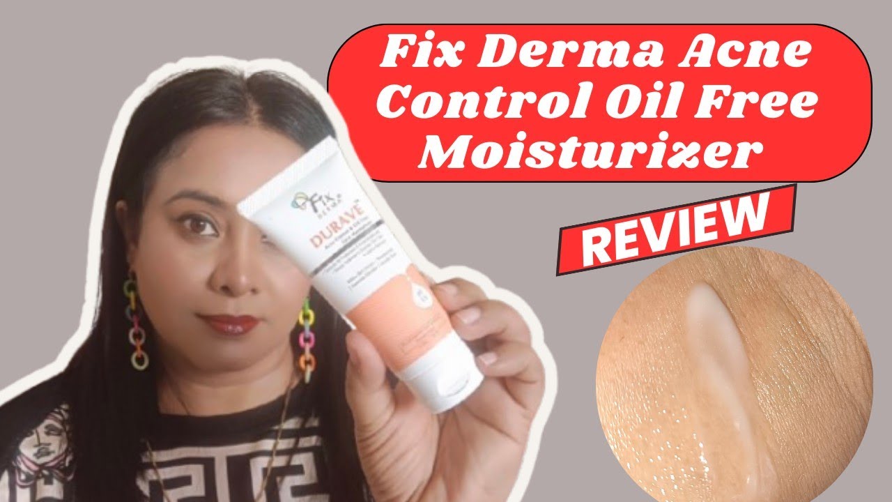 Fix Derma Durave Acne Control Oil Free Moisturizer Review - YouTube