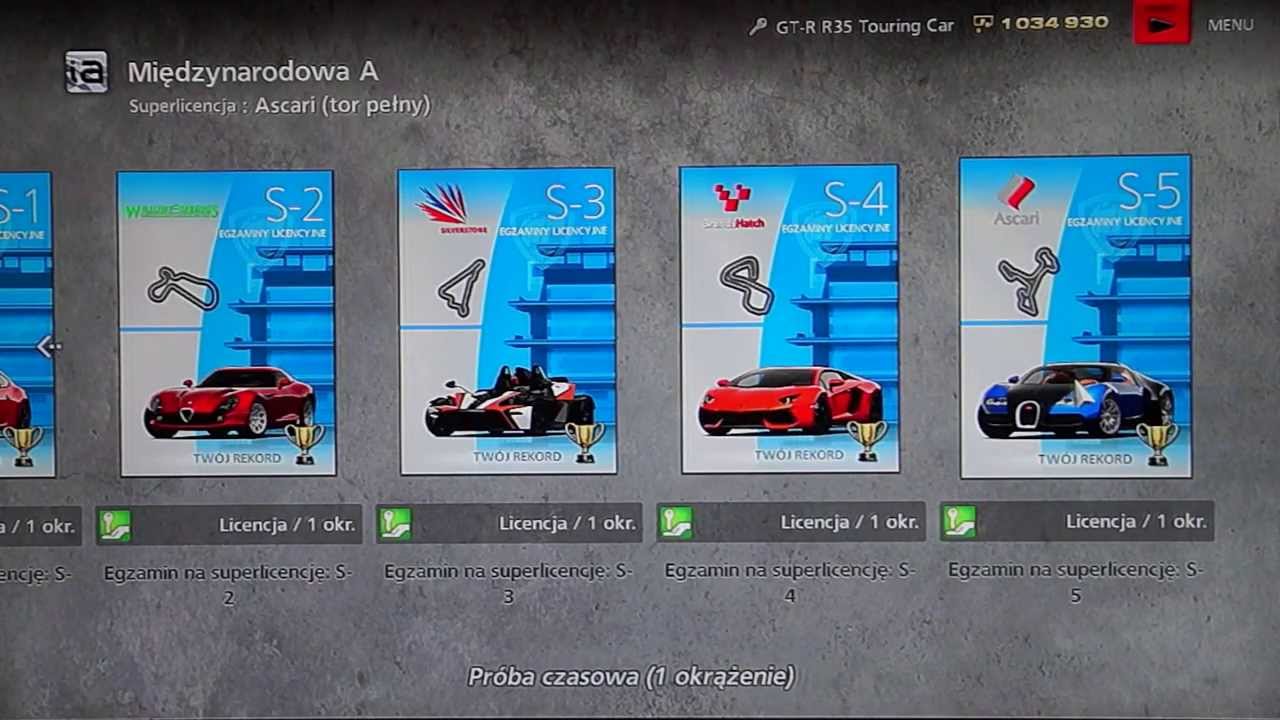 GT6 Menu - Superlicencja - YouTube