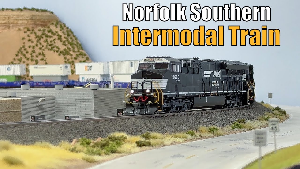 Let's Run Model Trains: HO Scale Intermodal Double Stack DCC/Sound ...