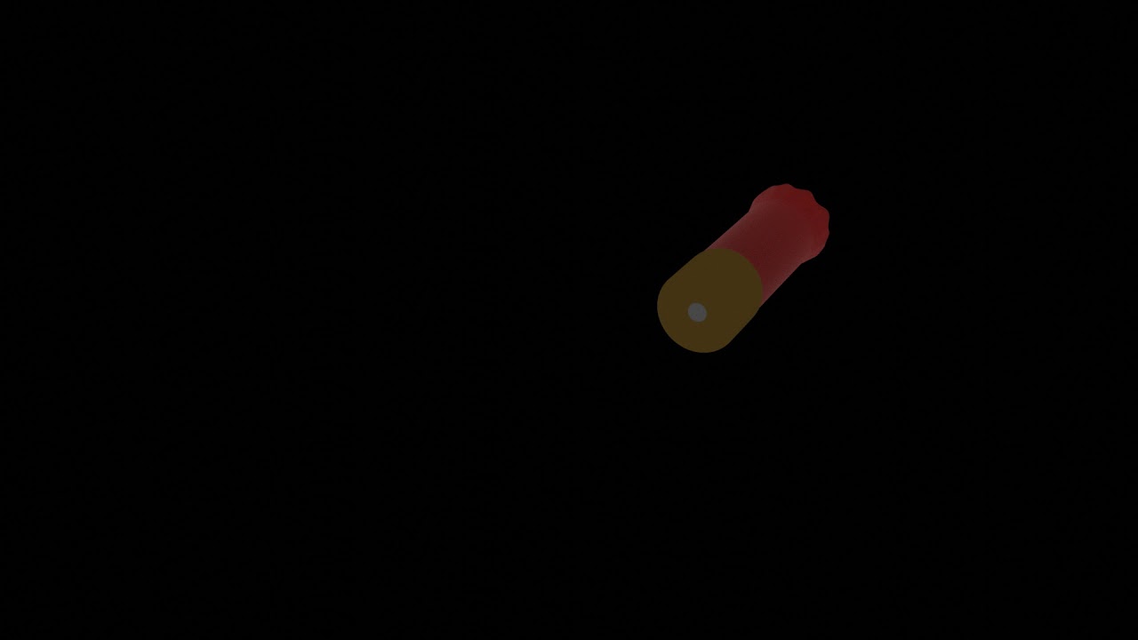 Short CGI of falling shotgun shells - YouTube