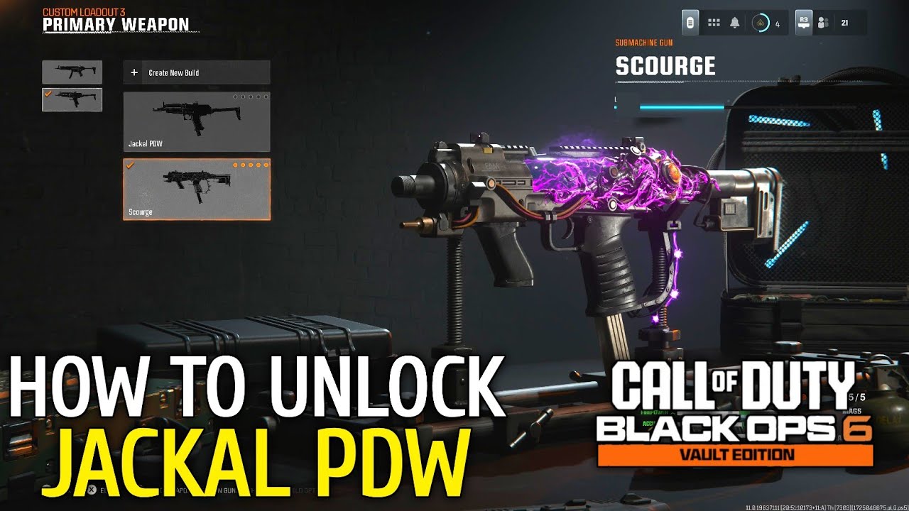 How to Get Jackal PDW BLACK OPS 6 Jackal PDW Unlock BO6 |How to Get ...