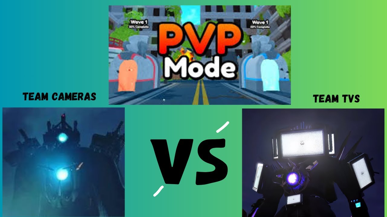 Camera Units vs Tv Units In PvP Mode (Toilet Tower Defense) - YouTube