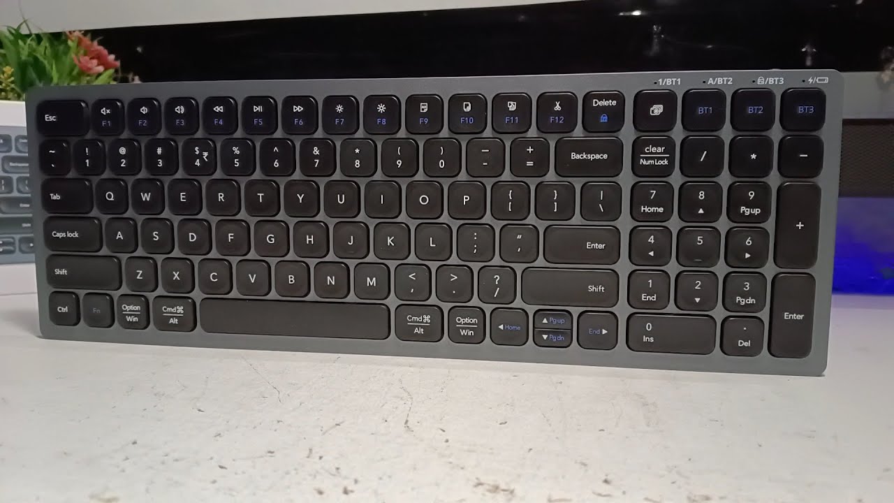 Zebronics Zeb-K5001mw Wireless Multi-Device BT Keyboard Review - YouTube