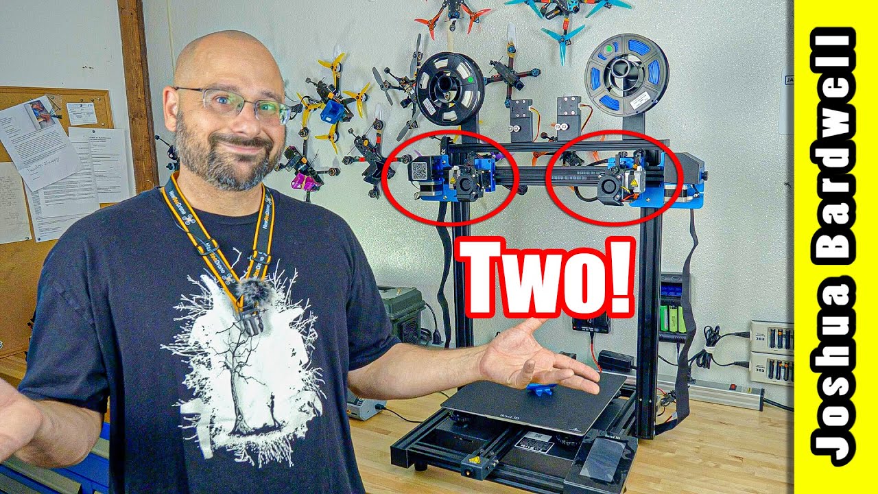3D print twice as fast with Sovol SV04 IDEX 3D printer - YouTube