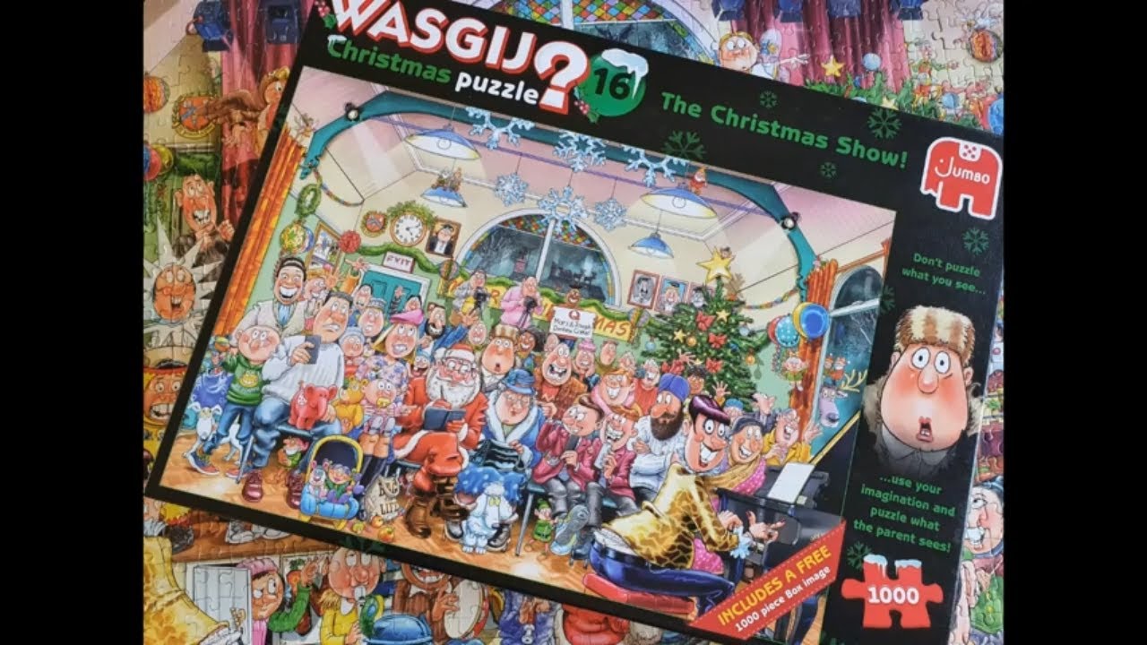 Wasgij Christmas 16 The Christmas Show puzzle solution - YouTube