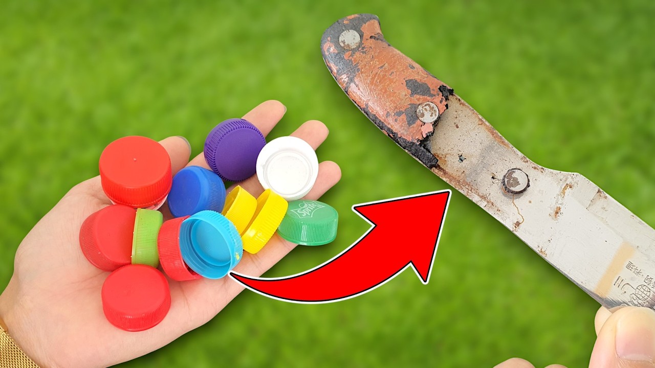 Don't Throw Away Your plastic bottle cap! I'll Show You How to Make a ...