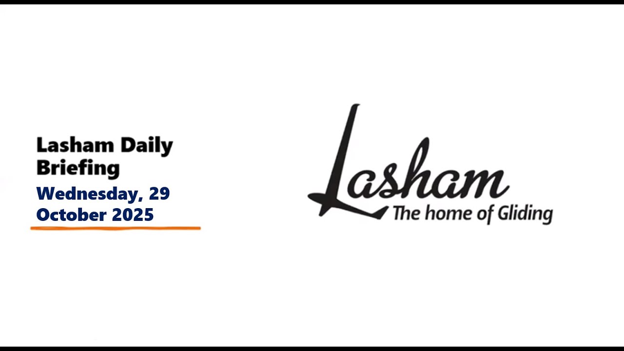 Lasham Daily Briefing - Wednesday 29th October 2025 - YouTube