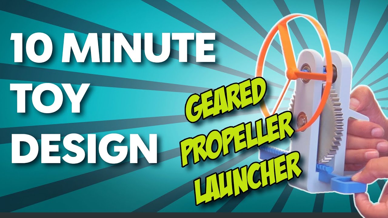 5 Minute Build: Geared Propeller Launcher - YouTube