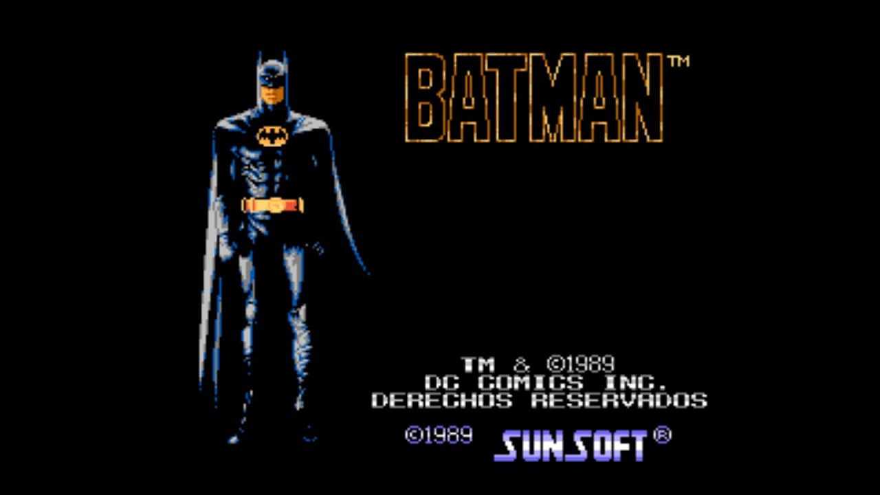 Batman - Nes Gameplay Playtrough LongPlay Full Complete (1989) - YouTube