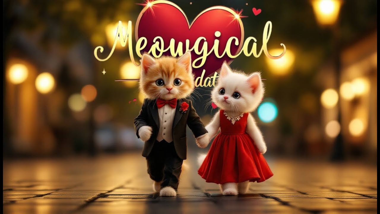 An Unforgettable First Date for These Elegant Kittens ️😻😽 - YouTube