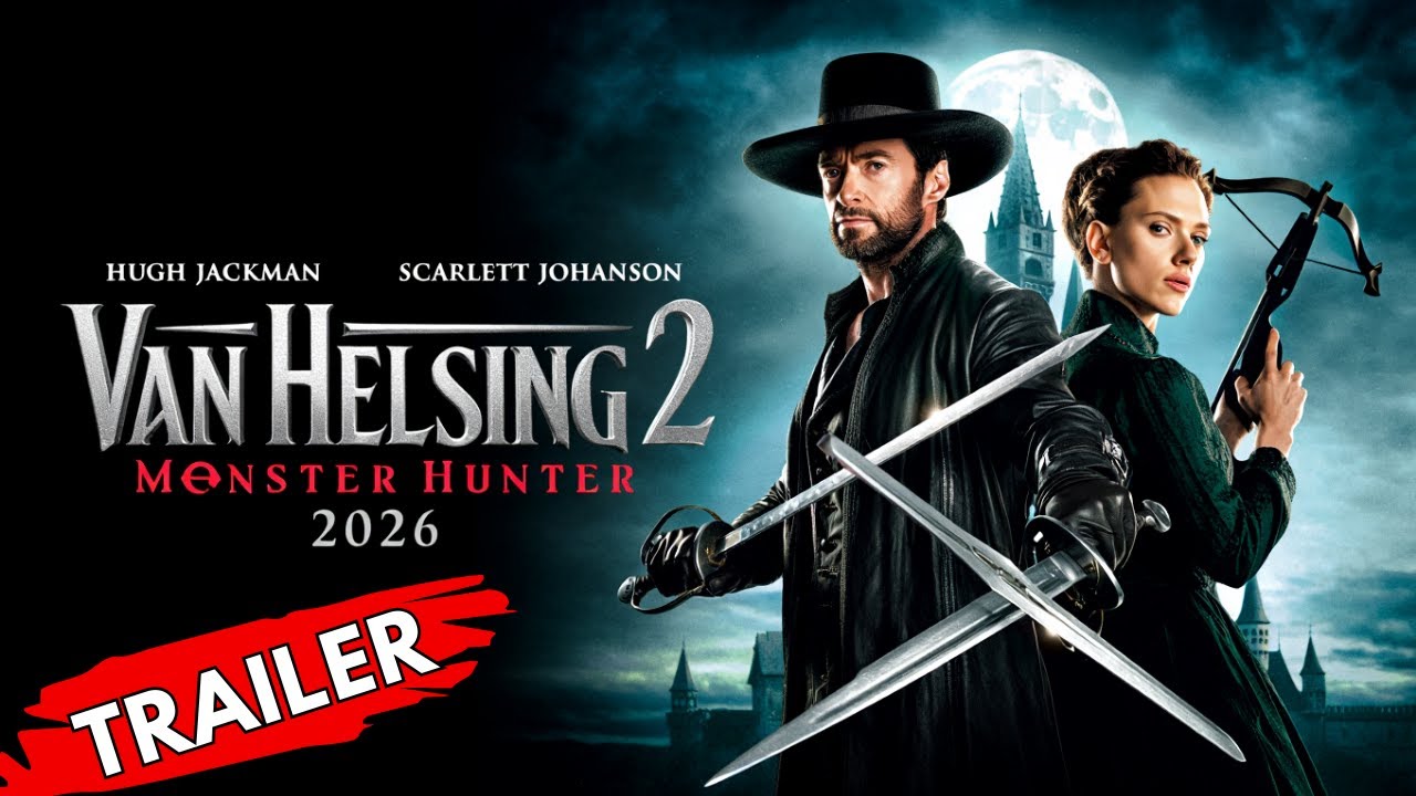 Van Helsing 2: Monster Hunter Trailer (2026) - Hugh Jackman, Scarlett ...