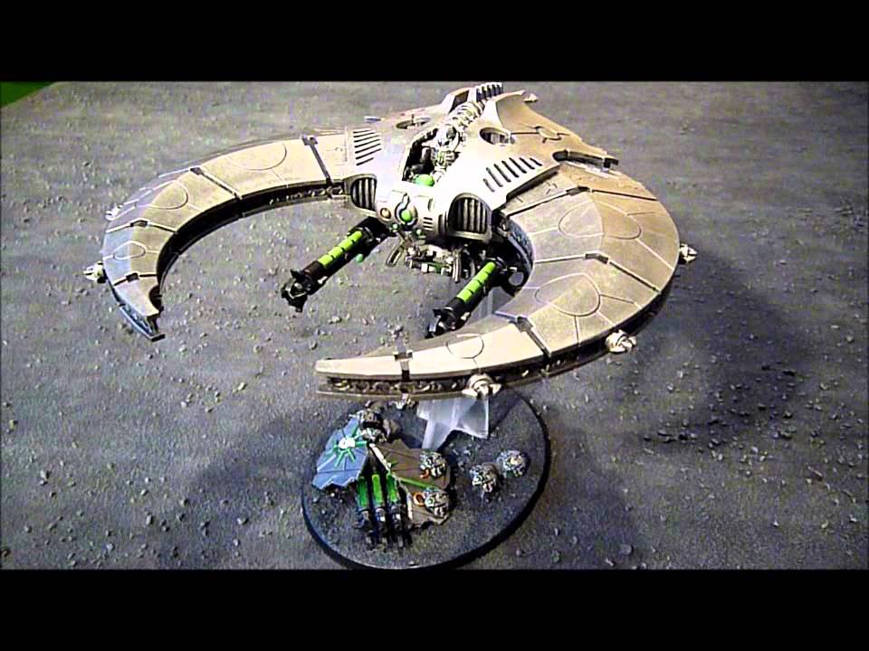 Necrons in 6th Edition - Night Scythe - YouTube