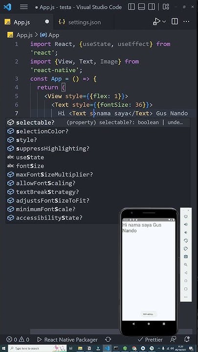 Cara Membuat Efek Stabilo di React Native - YouTube