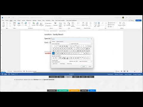 GMETRIX - MOS WORD 2016 - Core Exam 1 - Project 7 - YouTube