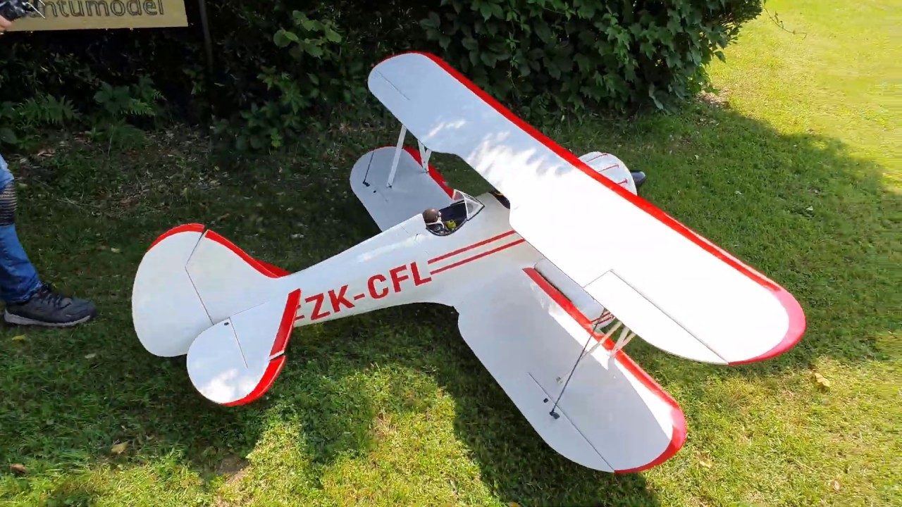 Maiden Phoenix model Waco 60cc 230 - saito FG60 R3 - YouTube