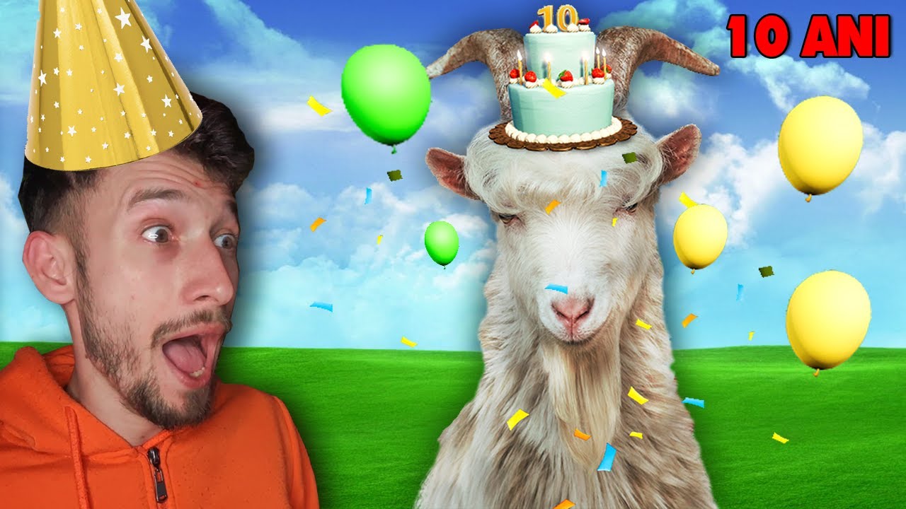 CAPRA IMPLINESTE 10 ANI ! GOAT SIMULATOR 3 - YouTube
