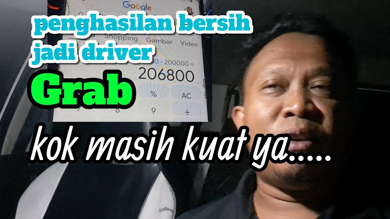 PENGHASILAN BERSIH JADI DRIVER GRAB CAR SELAMA 1 MINGGU - YouTube