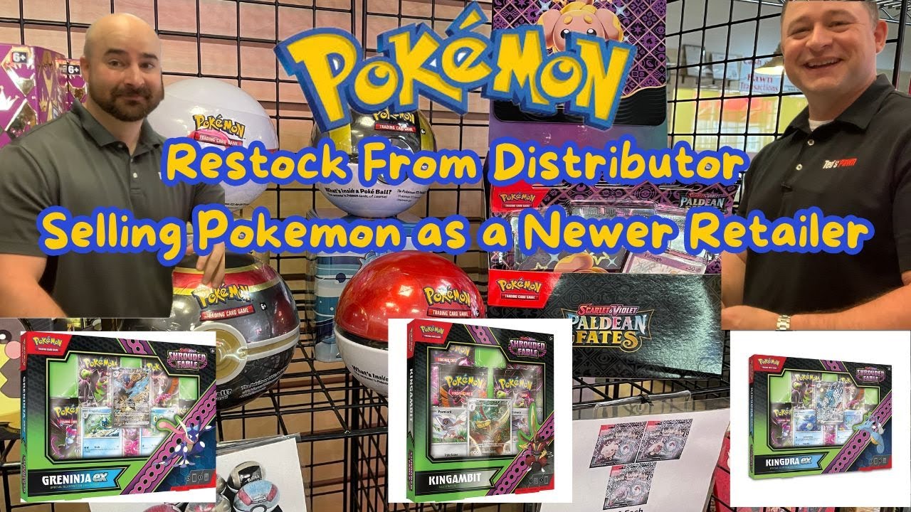 Newer Pokemon retailer getting restock from distributor. We talk ...