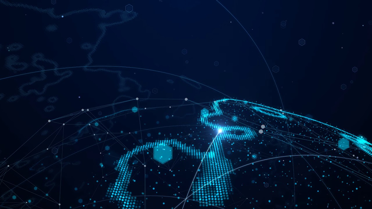 hi tech global connection lines background 4k H4RDJ9P - YouTube