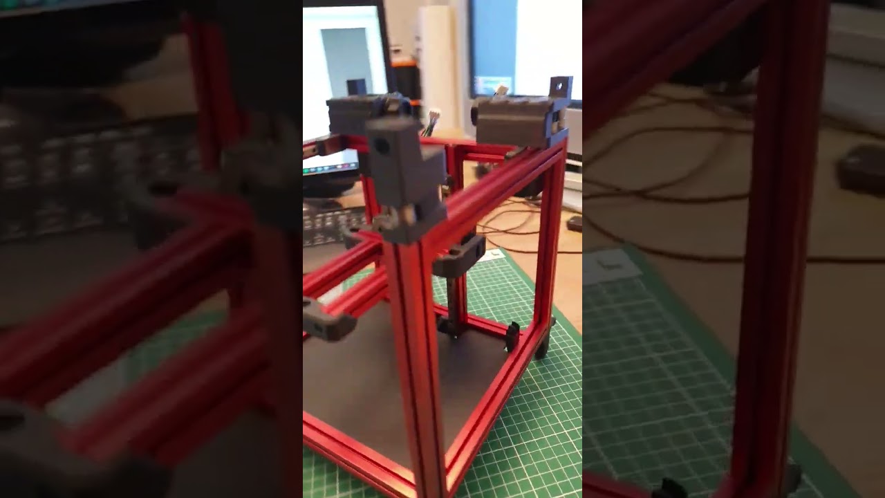 Progress Made on Voron v0.1 3D Printer Build, Z Axis Mounted ! - YouTube