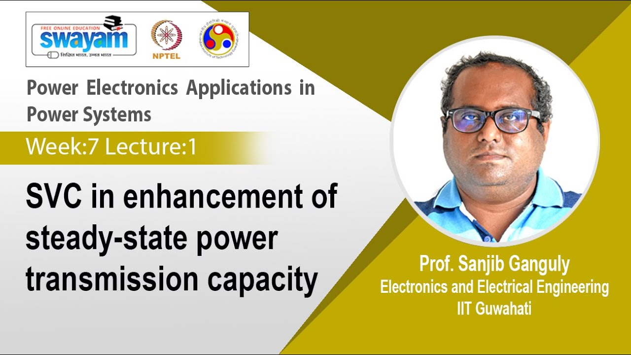 Lec 21: SVC in enhancement of steady-state power transmission capacity ...