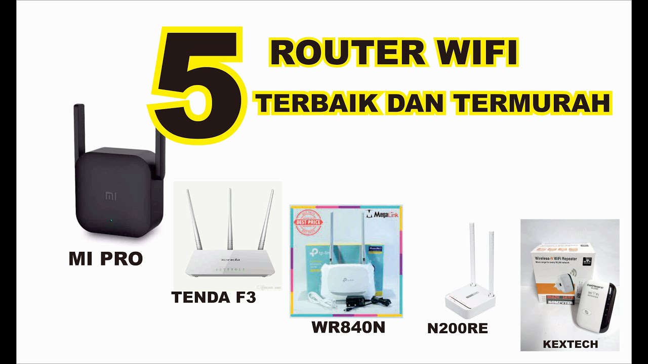 5 Router Wifi Terbaik dan Termurah - YouTube