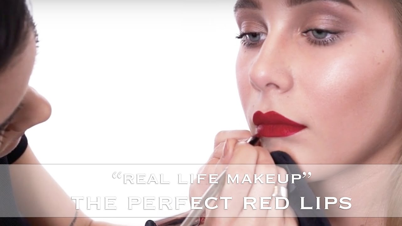 Real Life Makeup | Get The Perfect Red Lips - YouTube