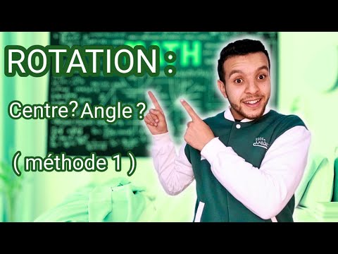 Astuce n° 8 : Trouver les éléments caractéristiques d'une rotation ? 🤔 ...
