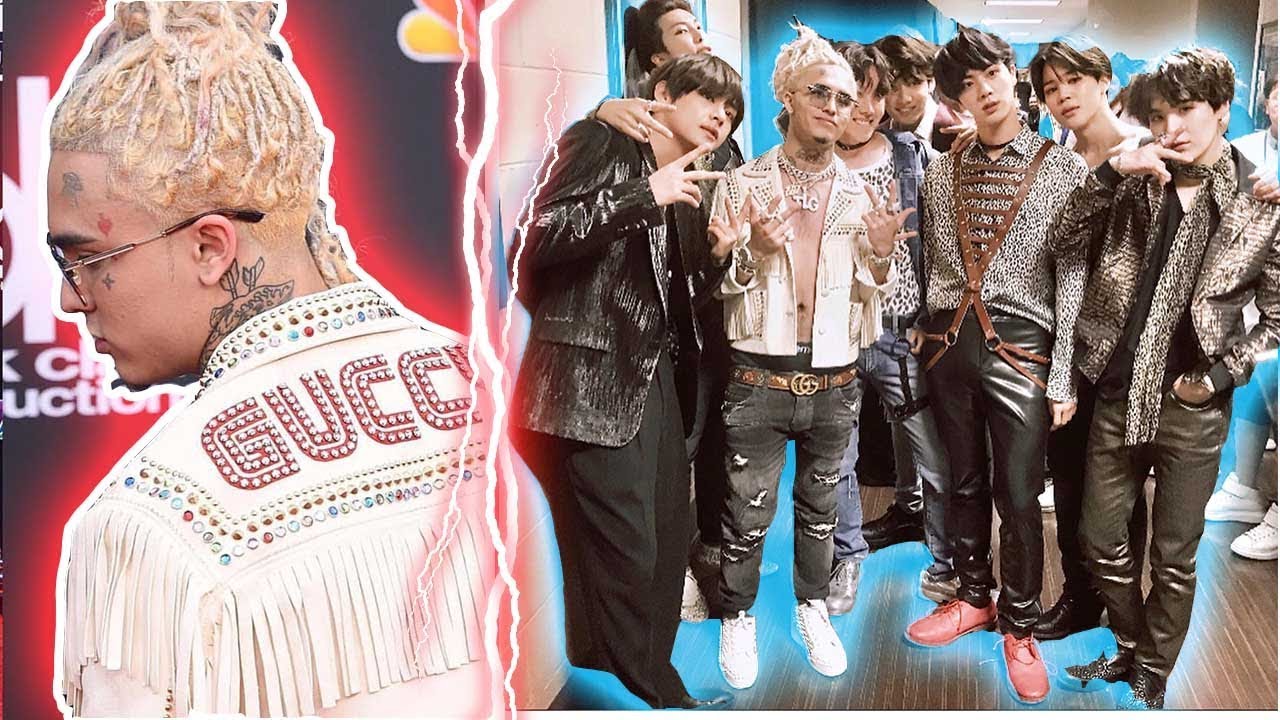 Así fue CAPTADO LIL PUMP tomándose una FOTO con BTS, Billboard Music ...