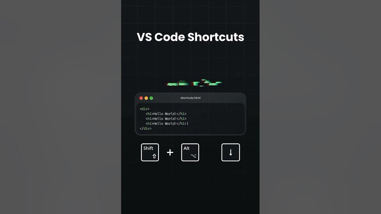 Vs Code Shortcuts Coding Vscode Tips Webdevelopment Webdesign Html Css Trendingshorts