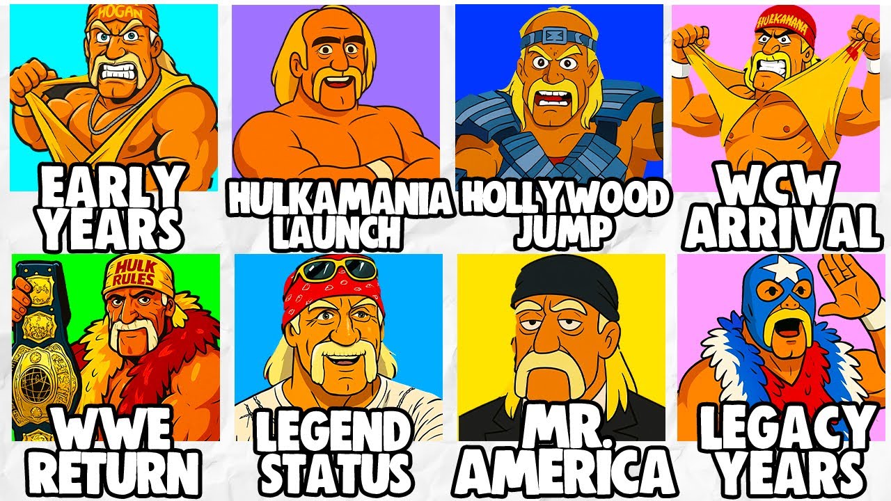 Every Version Of Hulk Hogan Explained In 11 Minutes - YouTube